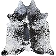 Amazon.com: Sunshine Cowhides 100% Genuine Salt and Pepper Black and ...