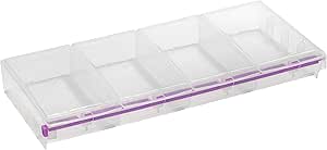 Amazon.com: Craft Mates Bead Organizer and Plastic Storage Containers ...