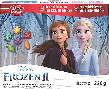 Betty Crocker Gluten Free Frozen 2 Fruit Snacks, 10 Pouches, 226 Gram ...