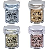 Amazon.com: Wow! Sparkle Bundle - Embossing Powders 4 (15ml) Jars ...