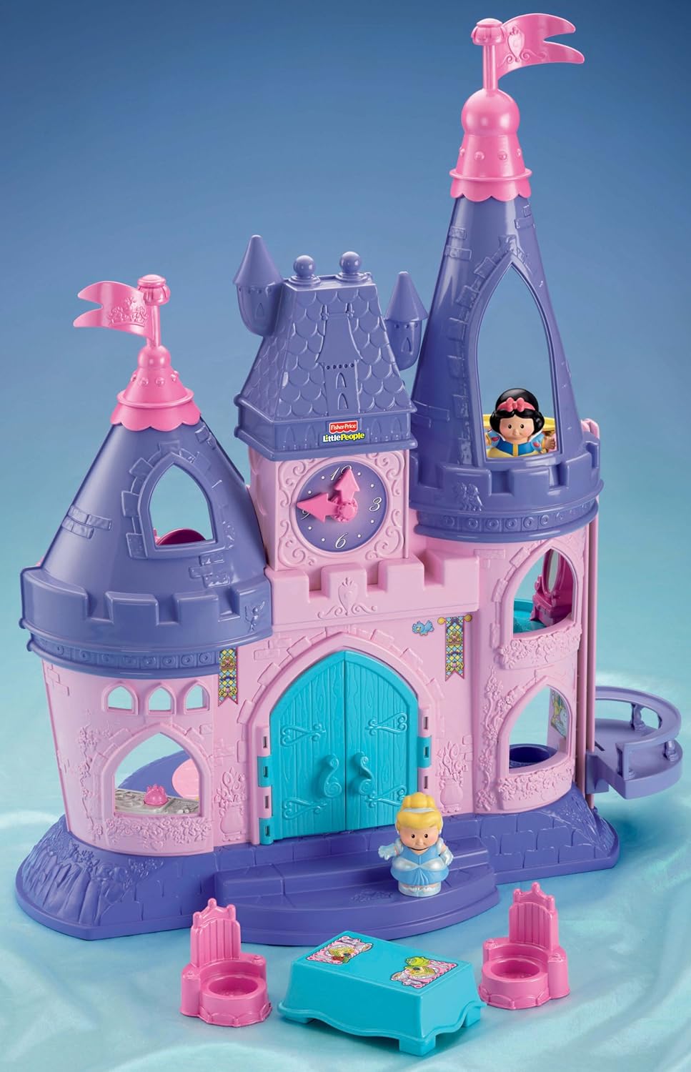 Super Saturday Fisher Price Little People Disney Princess Palace Boxing ...