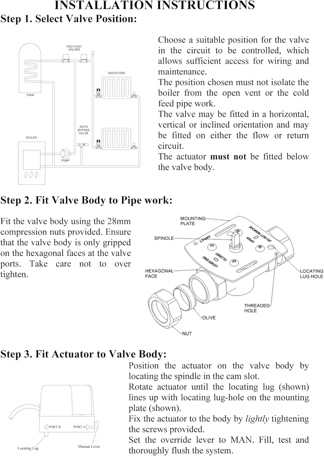 Myson MPE228 Replacement 5 Wire ACT228 Spare Actuator ONLY 421103 for ...