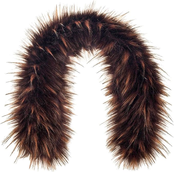 Futrzane Faux Fur Trim For Hood Replacement - Like Real Fur - Buttons ...