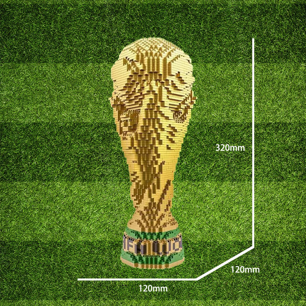 Mua Architecture Micro Mini Blocks World Cup Trophy Model Building Set ...