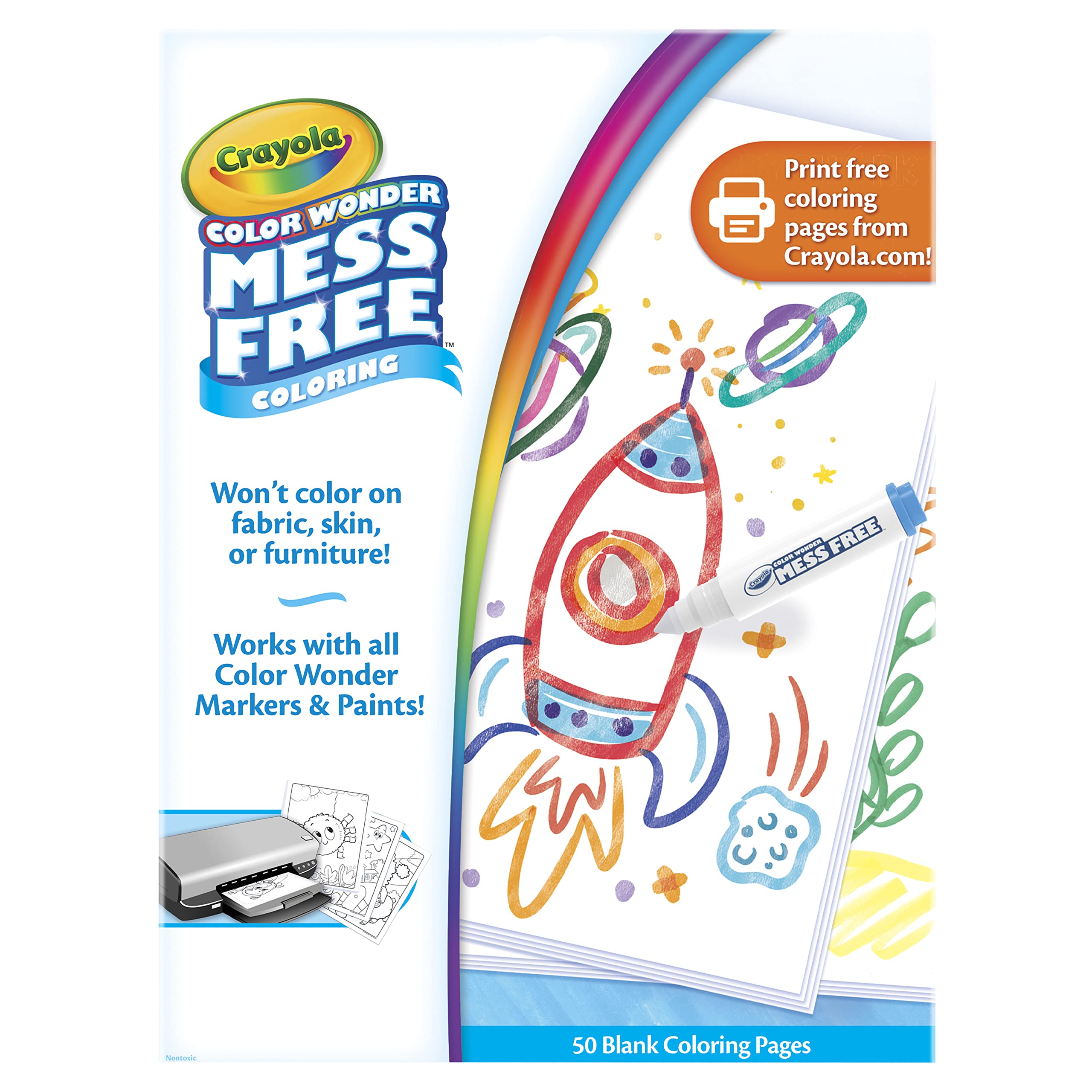 Mua Color Wonder Mess Free Coloring Pages (50ct), Create Your Own ...