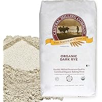 Amazon.com : 100% Organic Whole Dark Rye Flour - 25 lbs… : Grocery ...