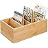 mDesign Kitchen Storage Box - Open-Top Storage Tray with Handles ...
