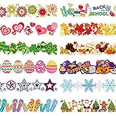 Amazon.com: Whaline 72Pcs 70.8Ft Science Bulletin Board Borders Back to ...