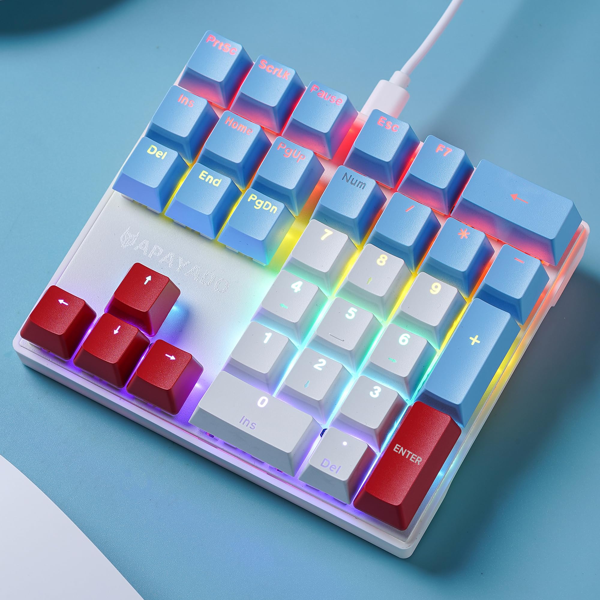 Mua BRIMFORD Wired Numeric Keypad Mechanical Keyboard, Red Axis ...