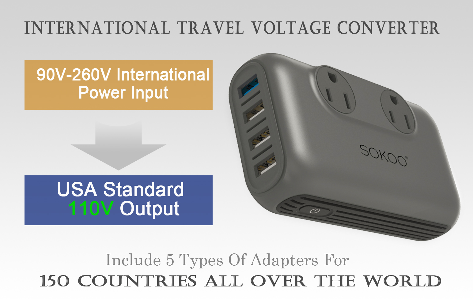 Watch Sokoo Voltage Converter on Amazon Live