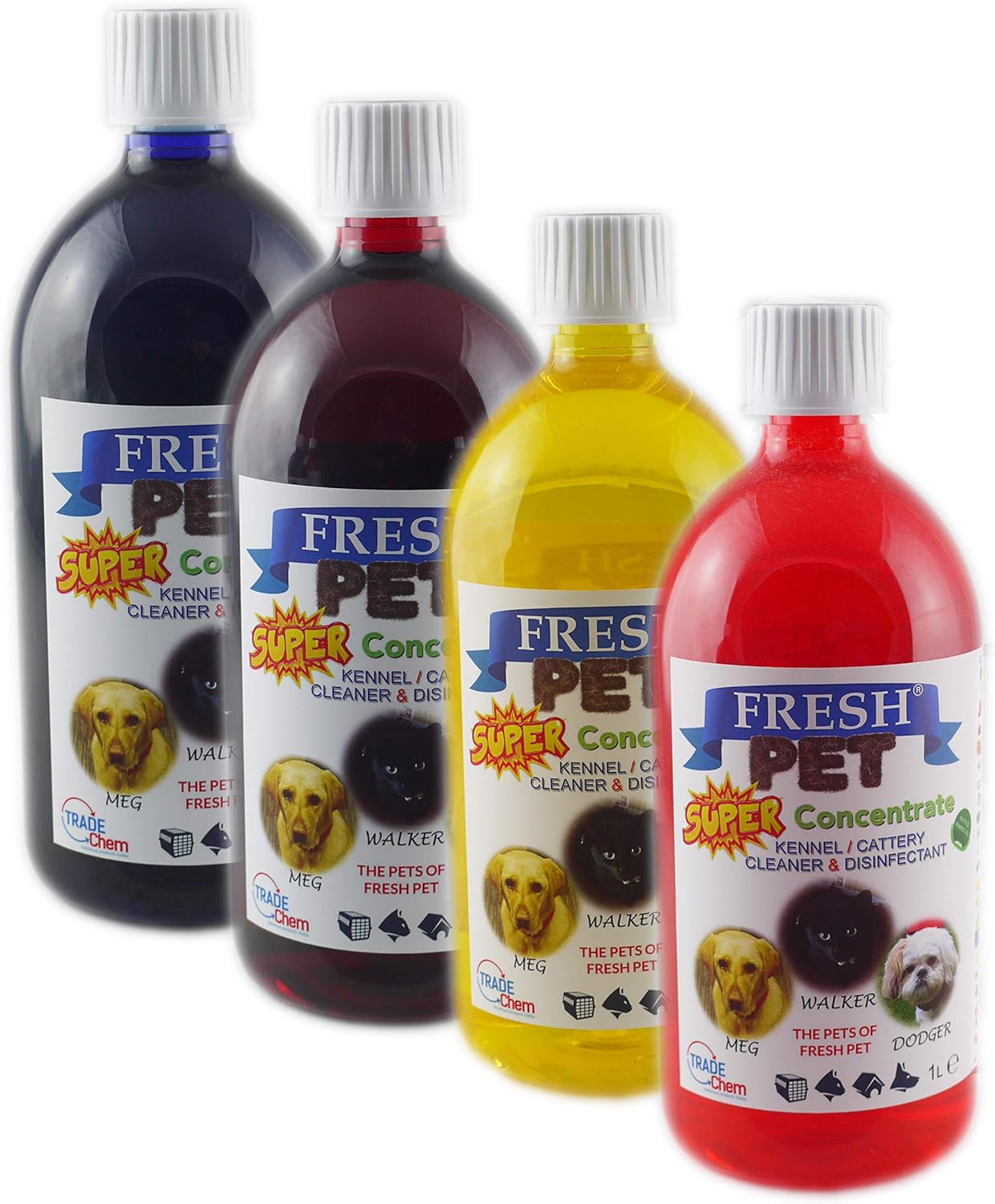 Trade Chemicals FRESH PET eco-Refill 4 x 1L Bottles (Make up to 25L ...