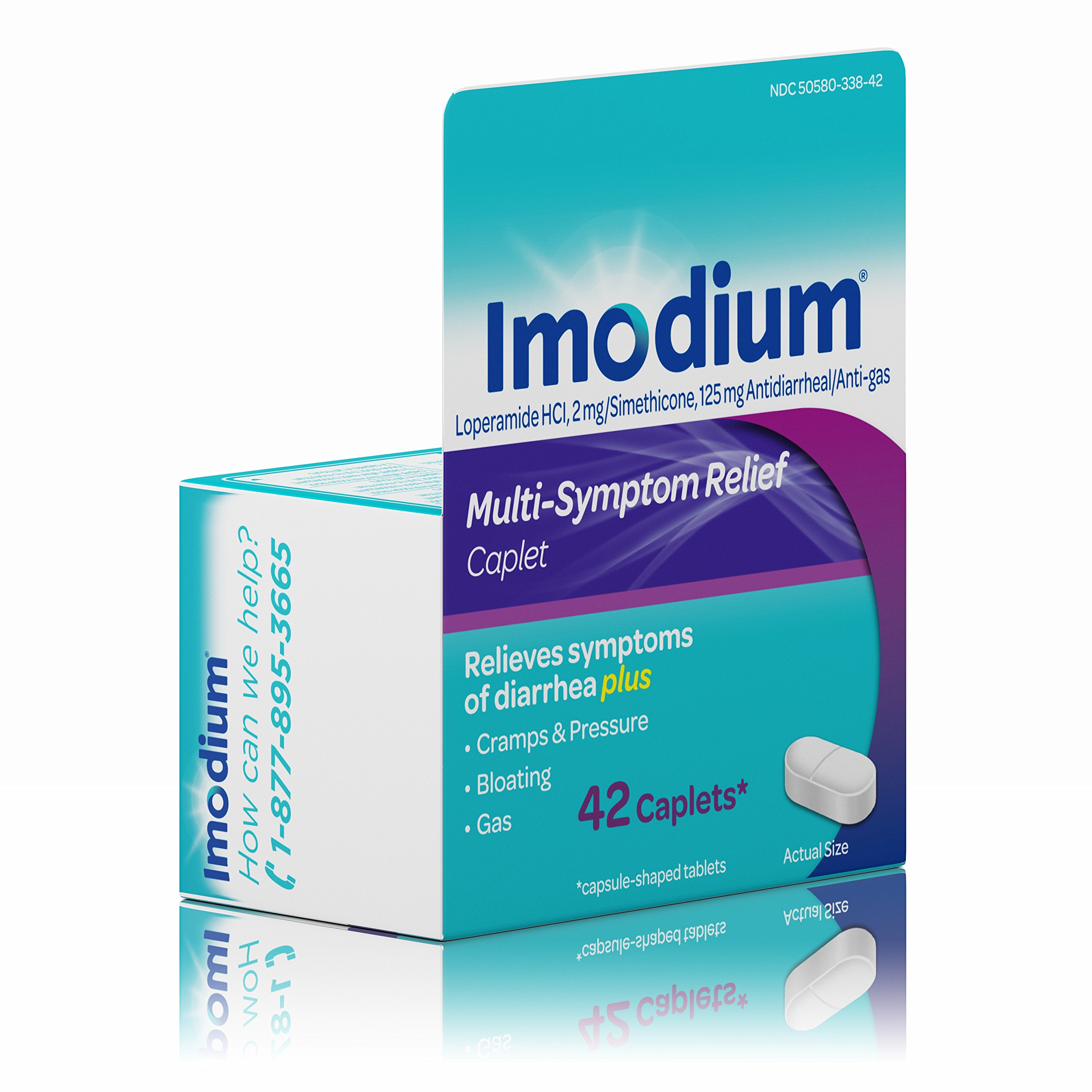 Galleon - Imodium Multi-Symptom Relief Caplets 42 Ea