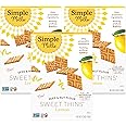 Amazon.com: Simple Mills Lemon Seed & Nut Flour Sweet Thins, Paleo ...