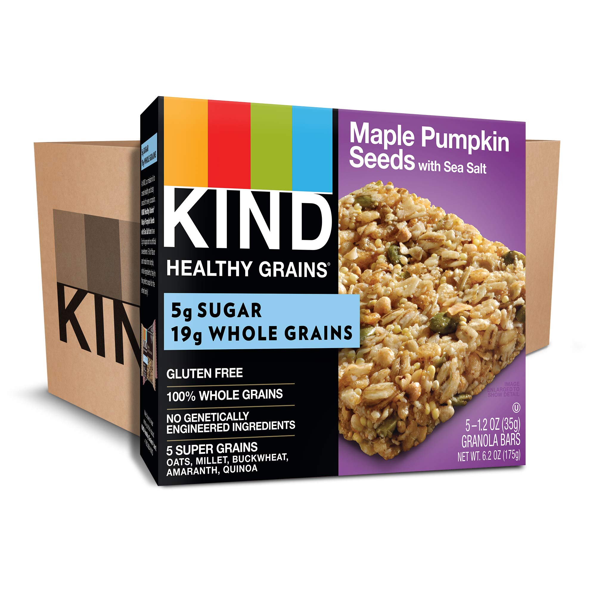 Amazon.com : KIND Healthy Grains Bars, Vanilla Blueberry, Non GMO ...