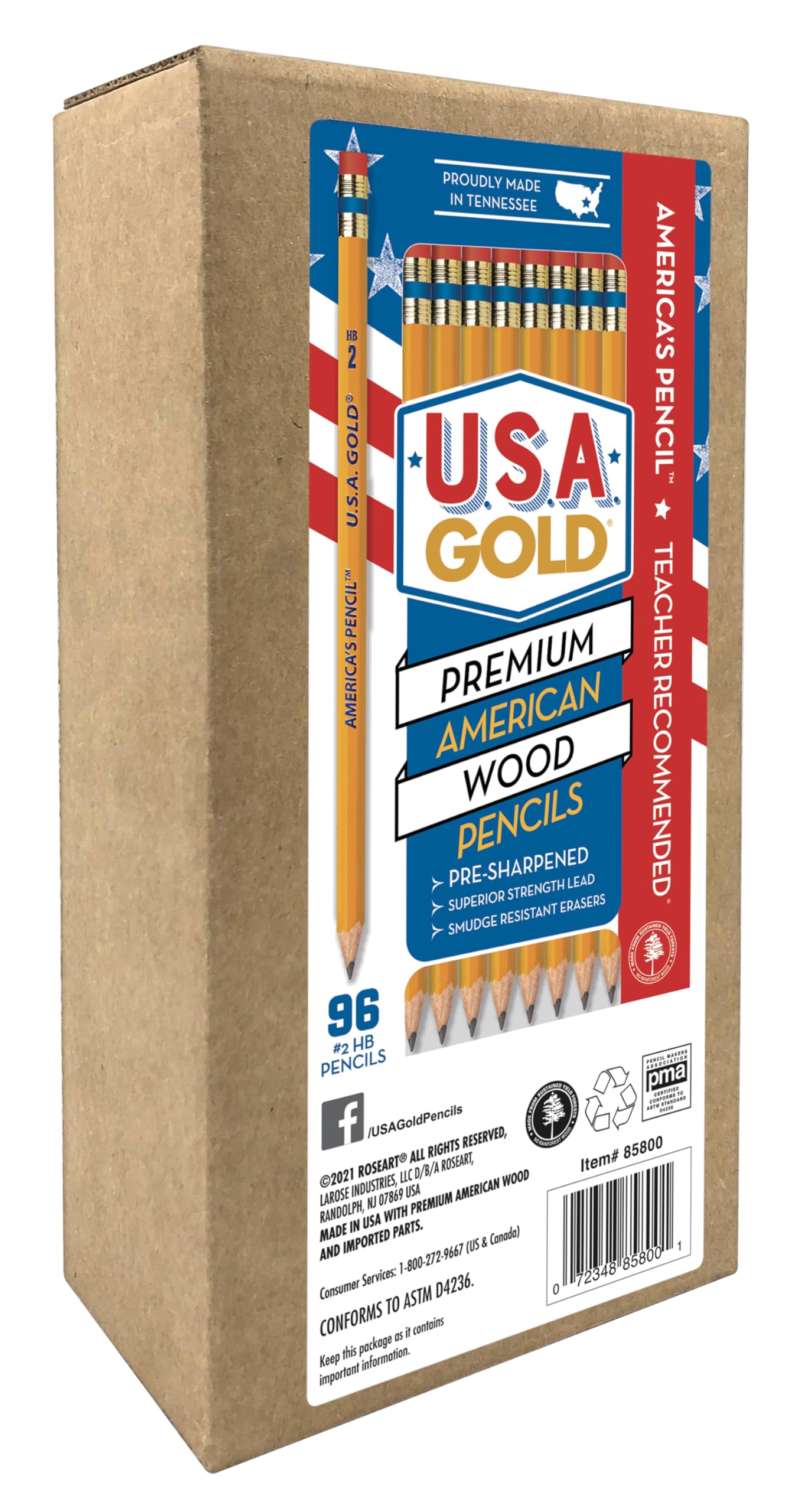 Mua Cra-Z-Art U.S.A. Gold Pre-sharpened American Wood Cased #2 HB ...