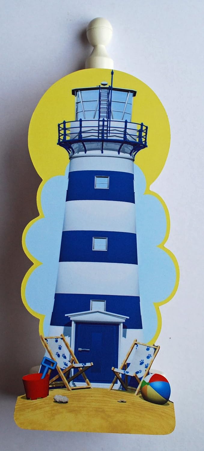 Lighthouse Blue Kitchen Roll / Toilet Roll Holder: Amazon.co.uk ...