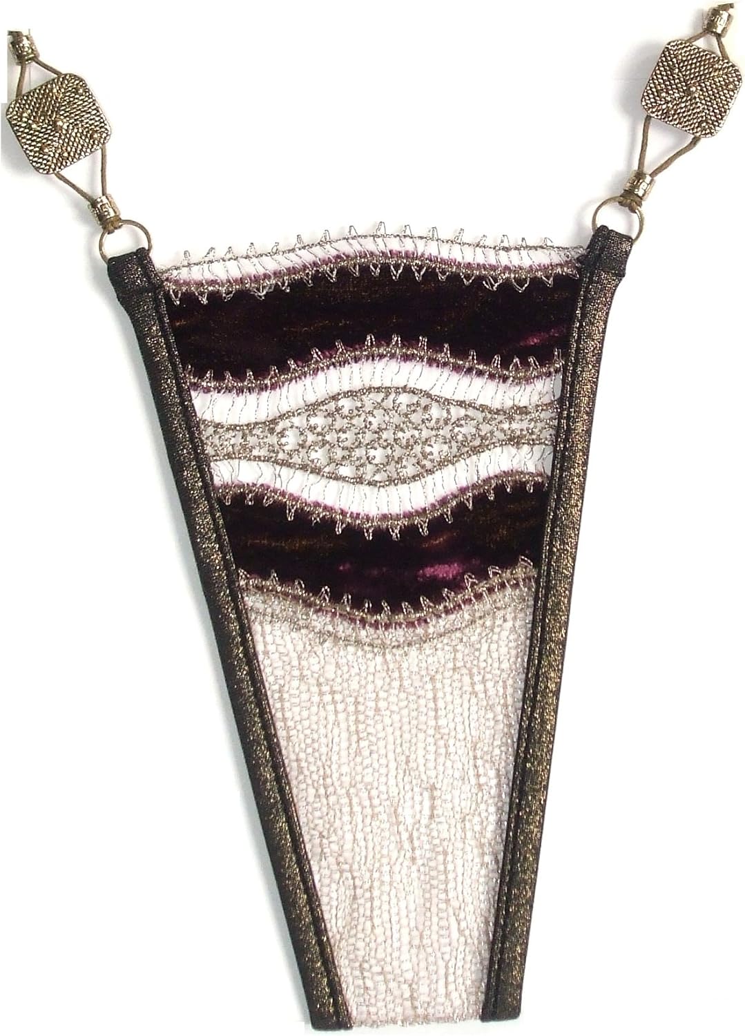 Lola Luna Sheerazade Closed Thong Size XL (UK 14): Amazon.co.uk: Clothing