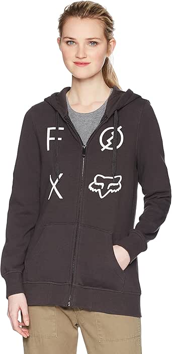 Amazon.com: Fox Women's Staged Zip Hoody Sweatshirt: Clothing