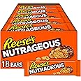 Amazon.com : REESE'S Crunchy Peanut Peanut Butter and Peanuts King Size, Candy Bars, 3.2 oz (18 ...