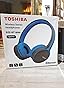 TOSHIBA RZE-BT180H Wireless Bluetooth On Ear Headphone with Mic (Black) : Amazon.in: Electronics