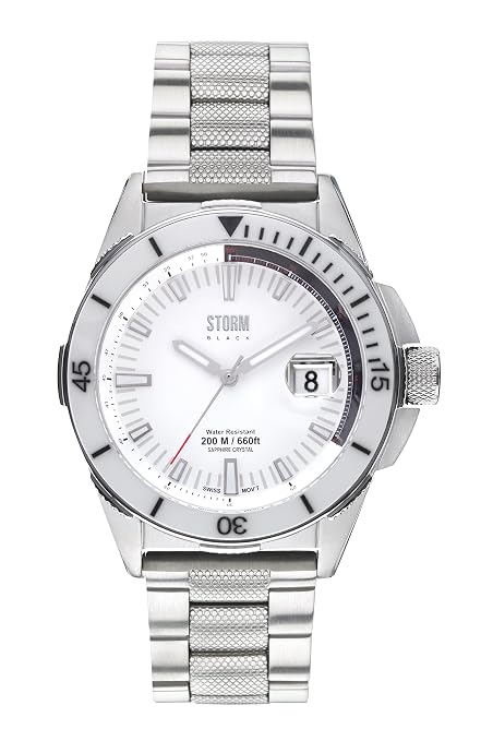 STORM Mens Analogue Classic Quartz Watch with Stainless Steel Strap ...