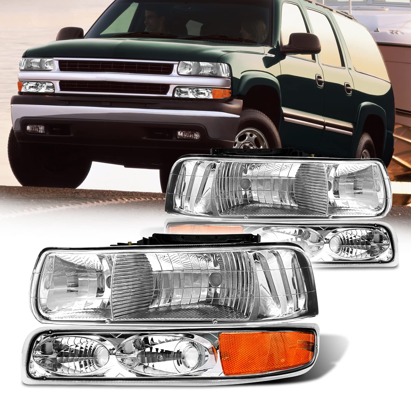 2001 Chevy Tahoe Headlights