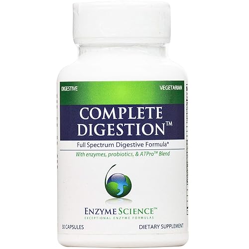 Enzyme Science Complete Digestion, 30 Capsules – Full Support for ...