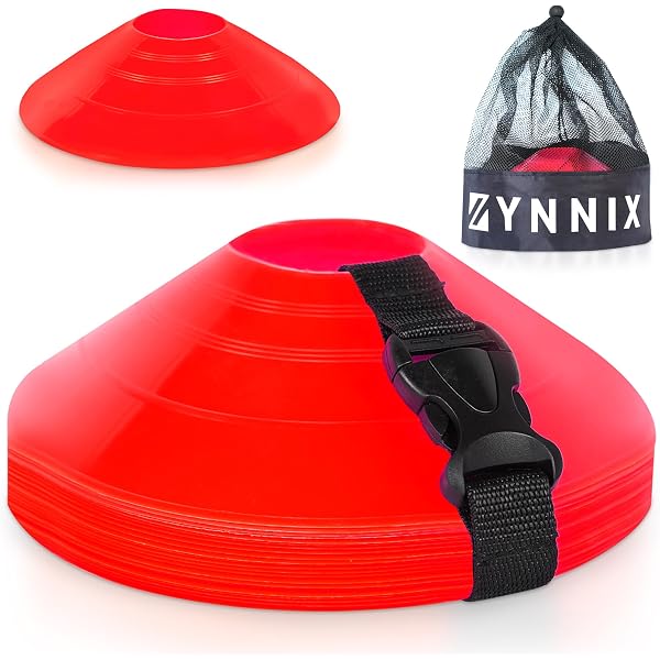 Portable Carry Strap APEX PRO Sports Training Cones - Set Of 10 Square ...