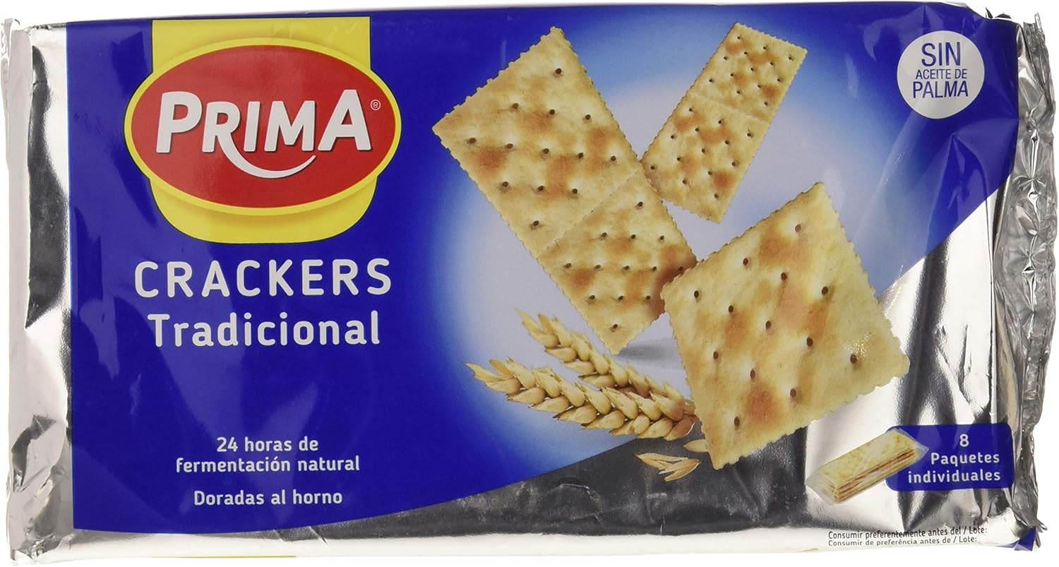 Prima Crackers - Paq. Tradicional 200 g: Amazon.es: Alimentación y bebidas