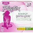 Amazon.com: Playtex Simply Gentle Glide Tampons, Multipack (18ct ...