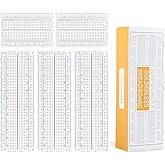 ELEGOO 3pcs Breadboard 830 Point Solderless Prototype PCB Board Kit for Arduino Proto Shield ...