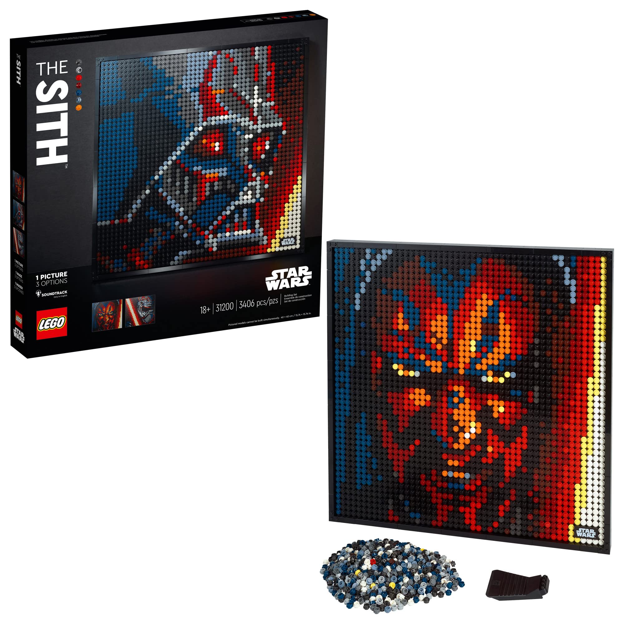 Mua LEGO Art Star Wars The Sith 31200 Creative Sith Lord Building Kit ...