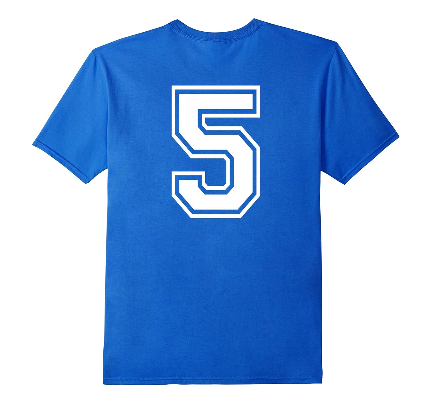 Number 5 T Shirt BACK-4LVS – 4loveshirt