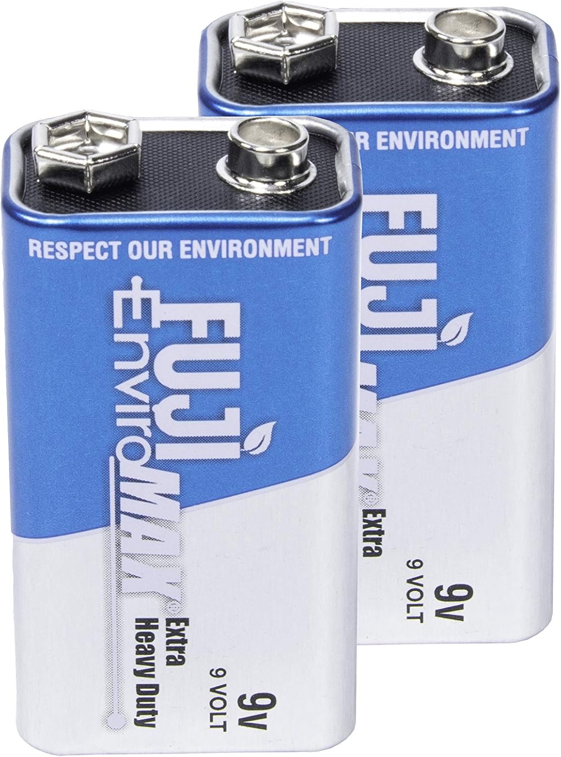 Fuji Enviromax 9V batteries, extra heavy duty, manufactured to be eco ...