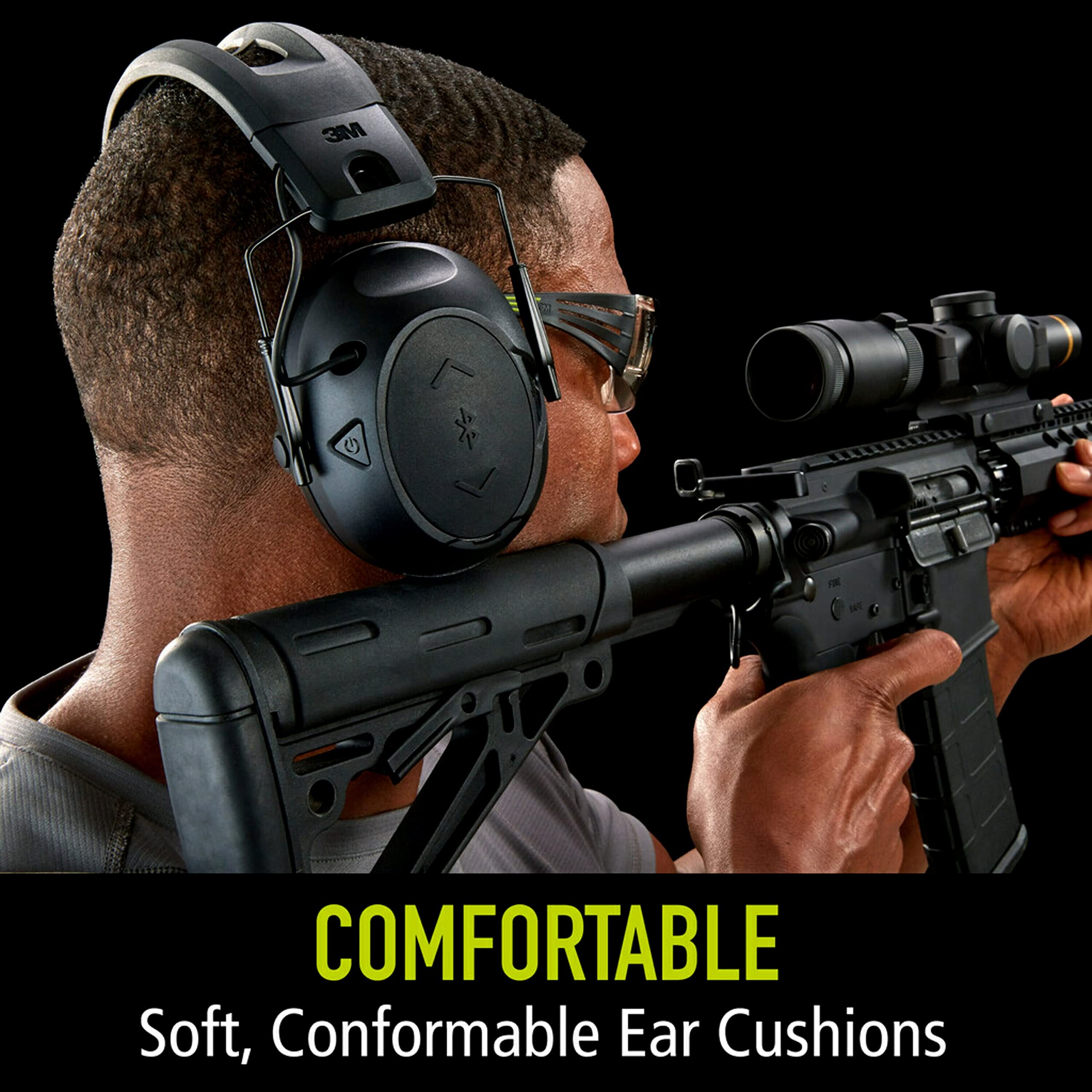 Peltor Sport Tactical 500 Smart Electronic Hearing Protector, Bluetooth ...