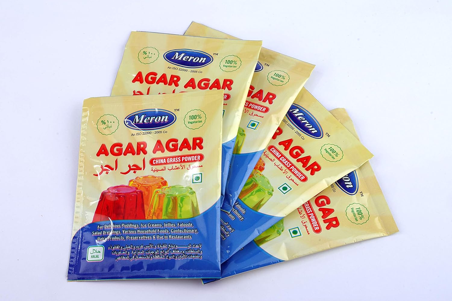 Meron Agar-Agar China Grass Sachet 100 Grams (10gms Sachet * 10 Pack ...