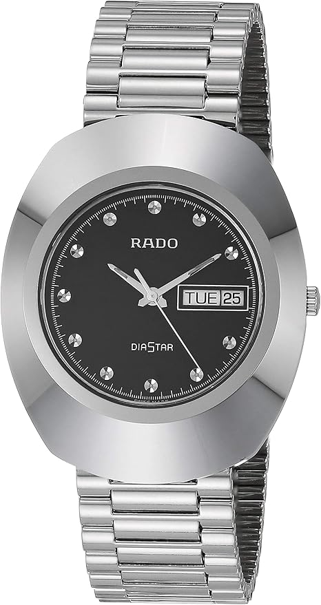 Rado The Original Diastar Black Dial Quartz Men's Watch R12391153 ...
