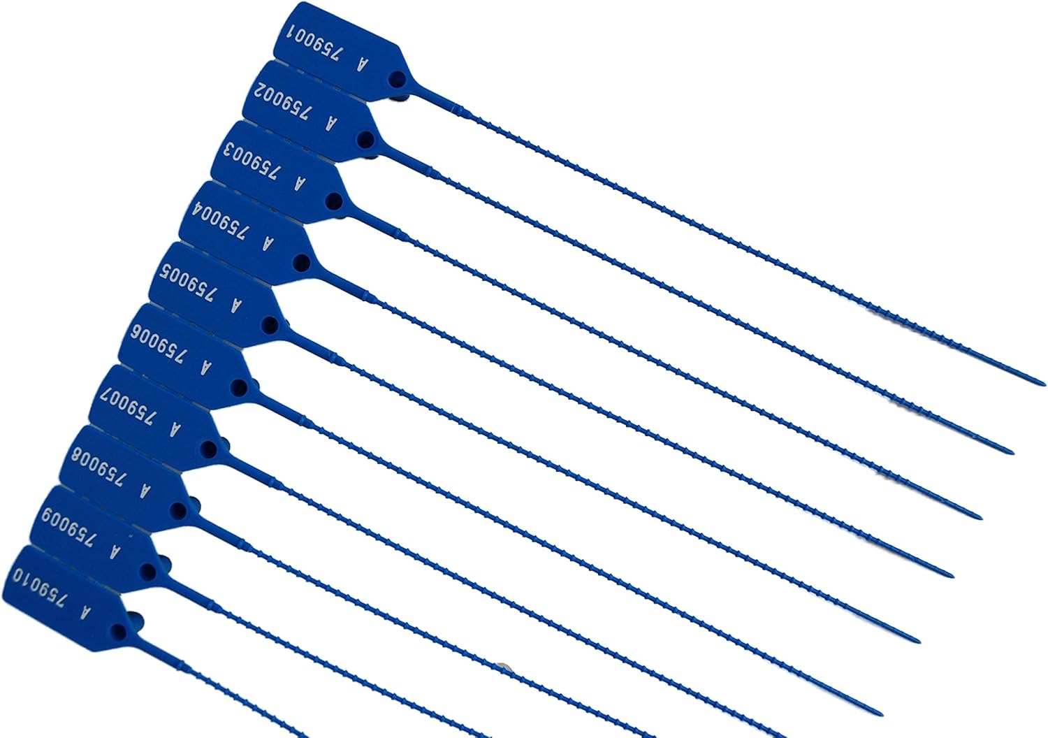 100 x Sigilli di sicurezza realizzati in plastica BLU - sigillo ...