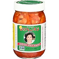 Amazon.com: Sunja's Medium Spicy Cabbage Kimchi, 16 oz : Grocery ...