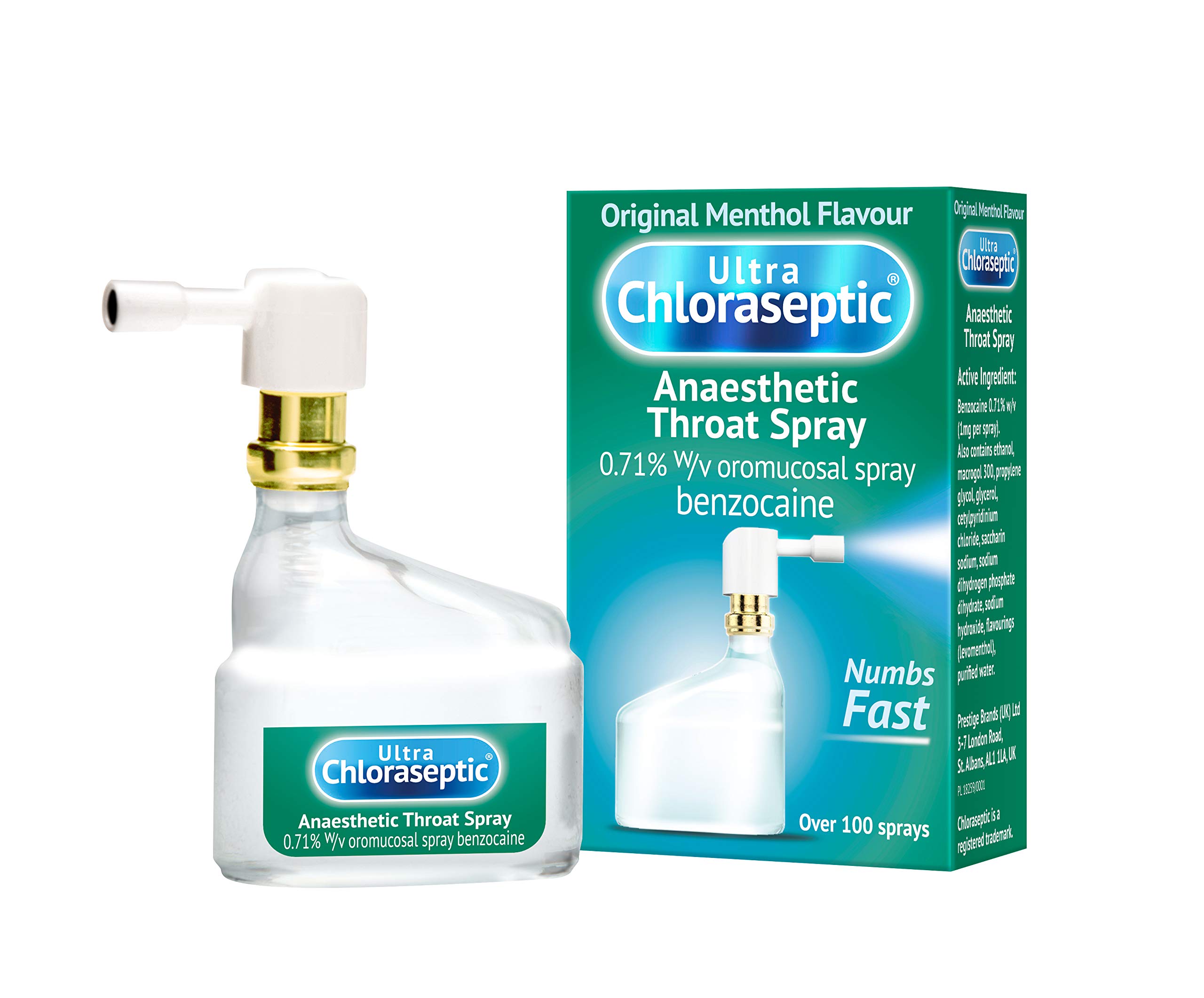 Mua Ultra Chloraseptic Anaesthetic Sore Throat Spray, 15ml, Original ...