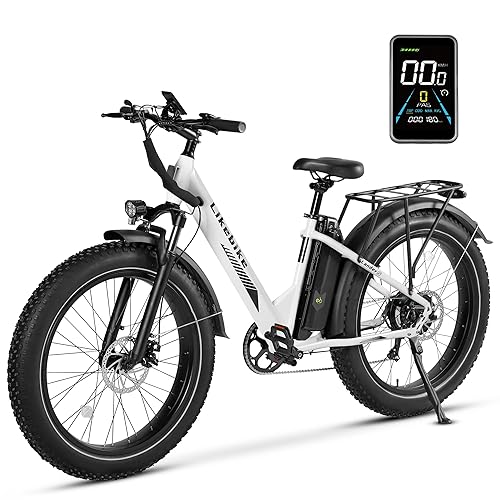 Lander S Electric Bike for Adults, UL 2849 Certified, 26 Inch Fat Tire ...