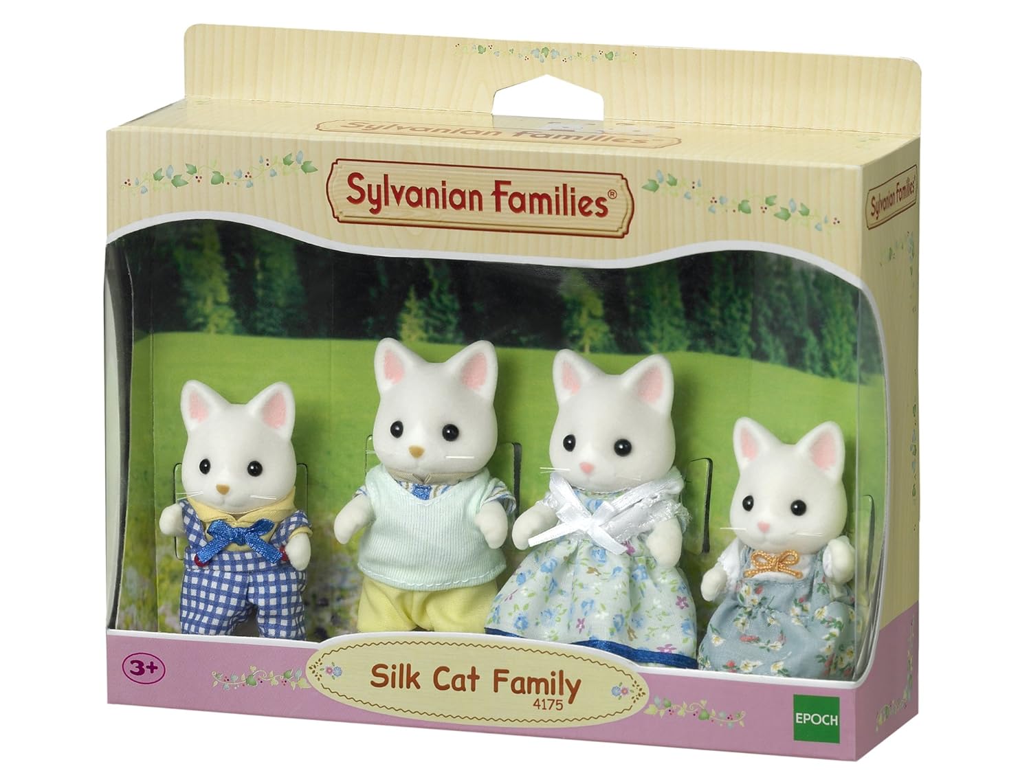SYLVANIAN FAMILIES- Silk Cat Family Mini muñecas y Accesorios ...