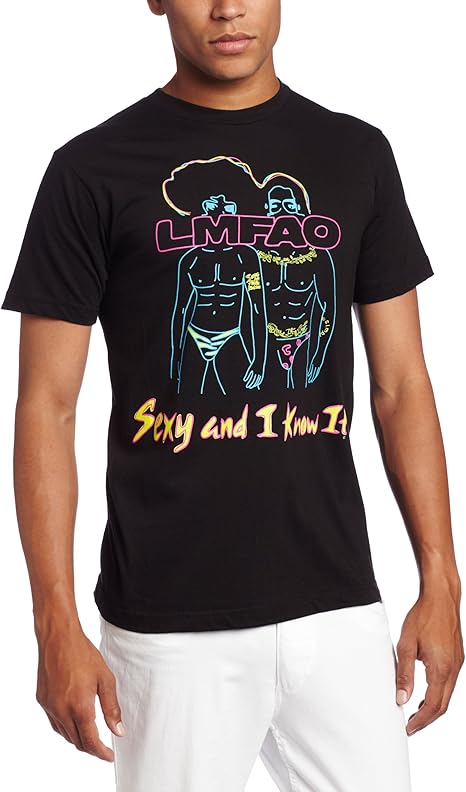 Amazon.com: Bravado Men's Lmfao Sexy And I Know It T-Shirt: Clothing