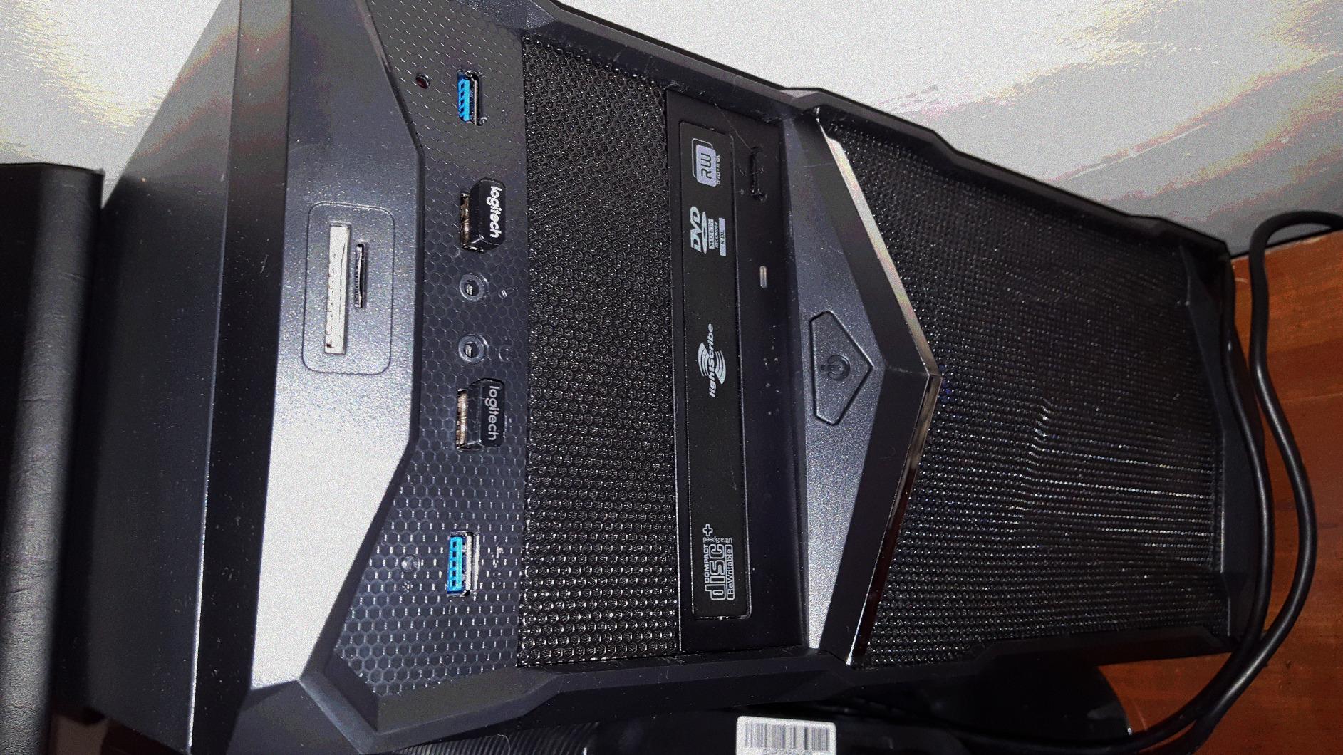 VIVO ATX Mid Tower Computer Gaming PC Case / Black Desktop Shell / 3 ...