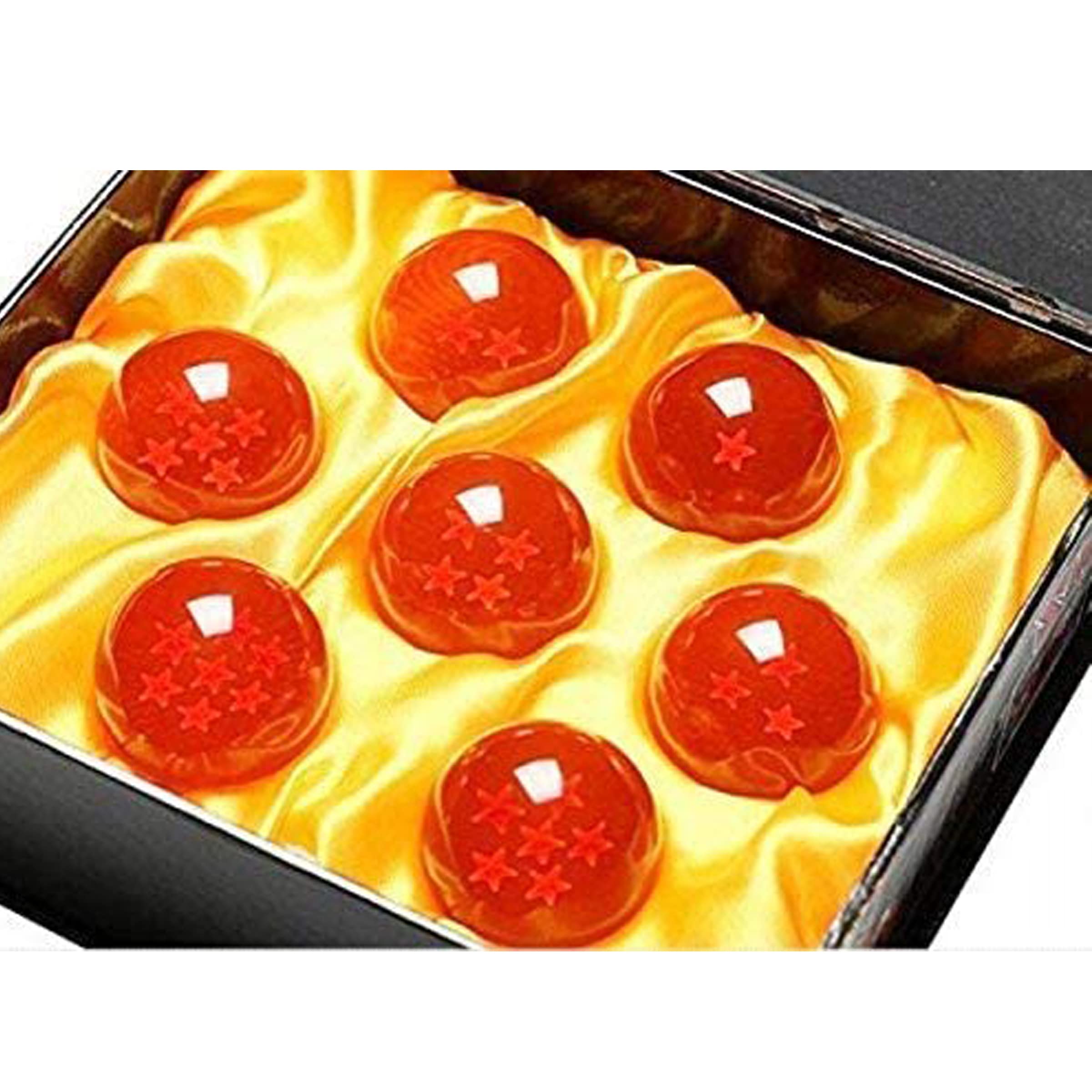 New 7pcs 42MM Large Crystal Acrylic Resin Glass Ball with Gift Box ...