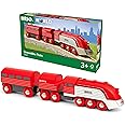 Amazon.com: Brio World 33557 - Streamline Train - 3 Piece Wooden Toy ...