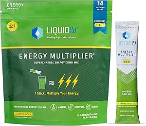 Liquid I.V. Energy Multiplier | Energy Powder Drink Sticks | Matcha and Green Energy Blend Drink ...