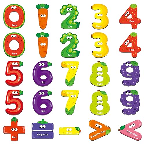 Magnetic Numbers & Math Symbols, Educational Learning Tool for Kids ...