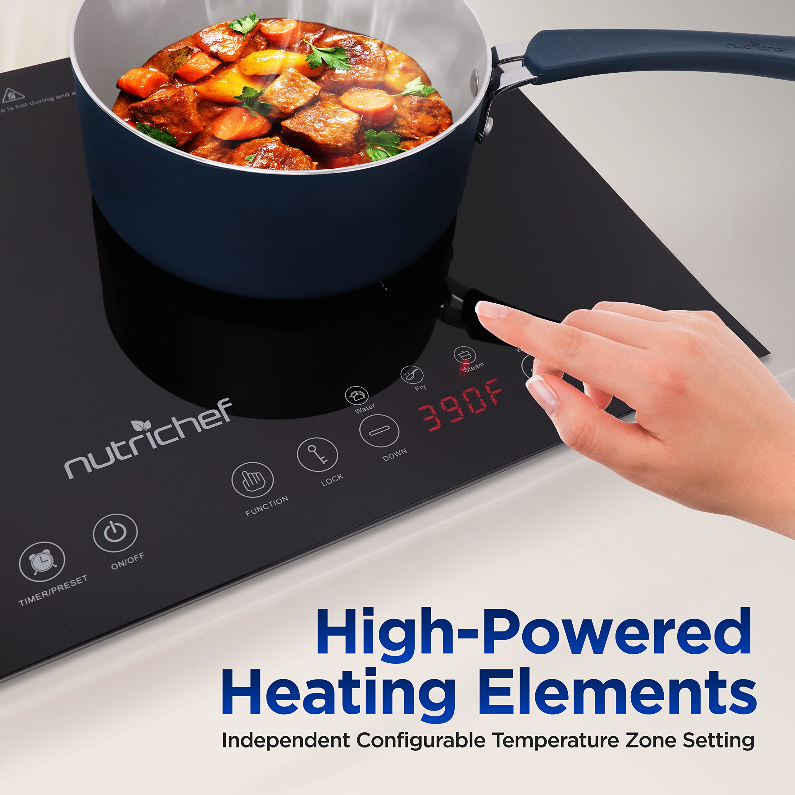 Mua NutriChef Double Induction Cooktop - Portable 120V Portable Digital ...