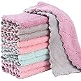 Amazon.com: GADIEDIE 10Pack Kitchen Cloth Dish Towels,Super Absorbent ...